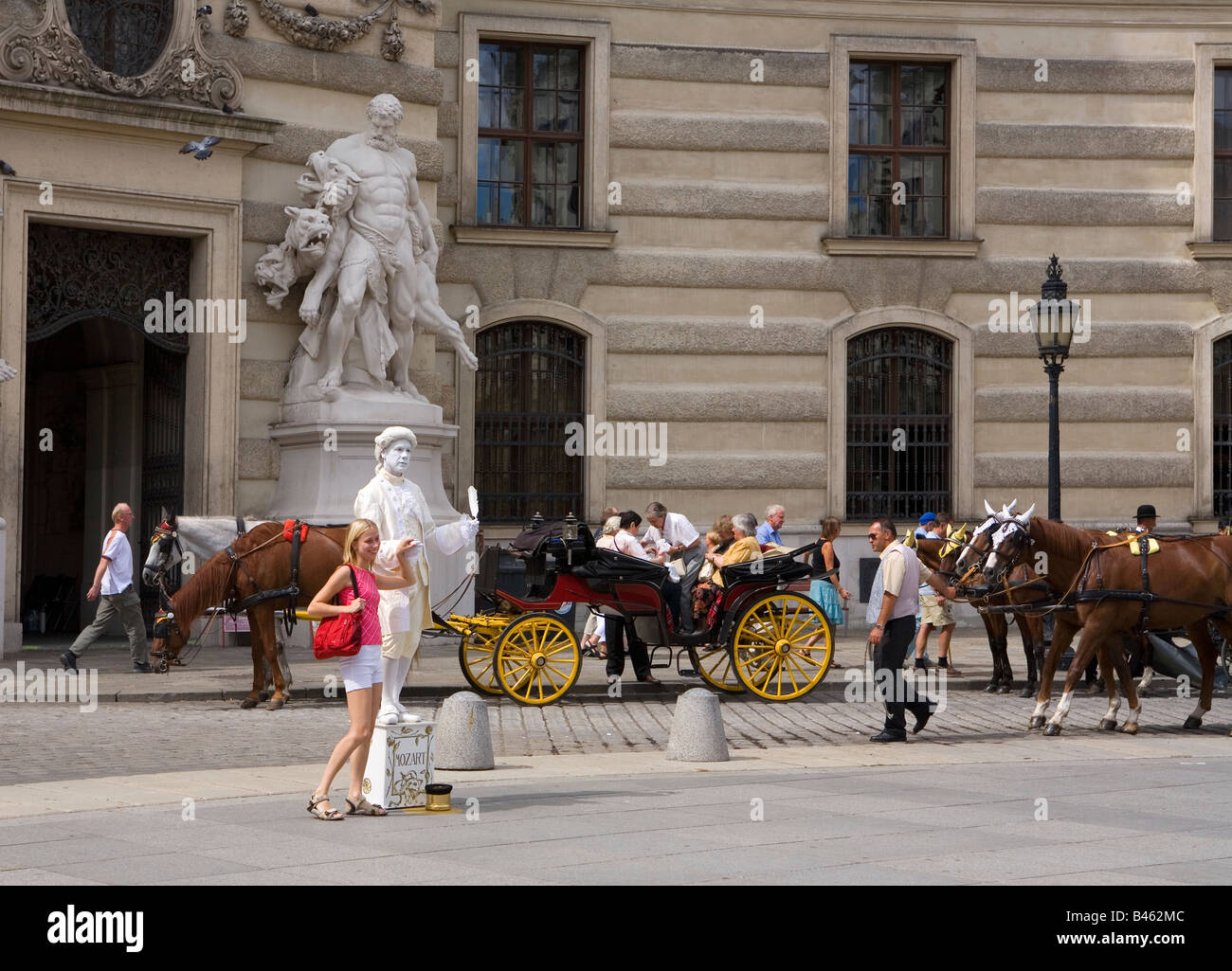 Austria Vienna carriage Stock Photo - Alamy