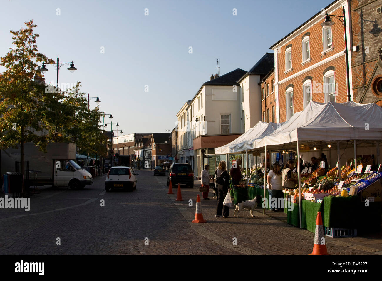 Newbury town centre berkshire england uk gb Stock Photo - Alamy