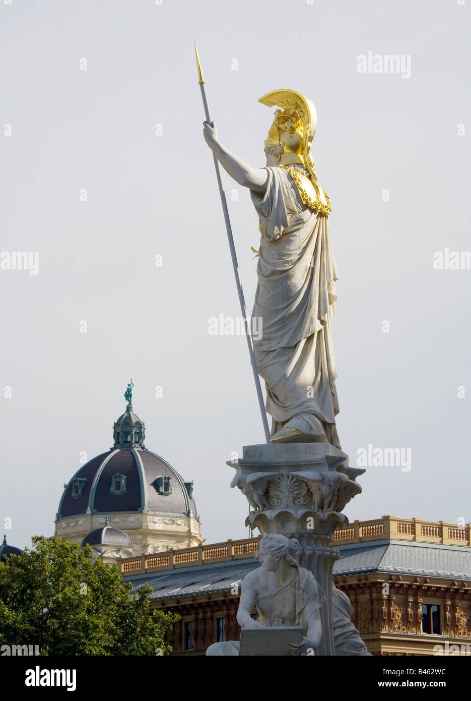 Austria Vienna Parliament statue Stock Photo - Alamy