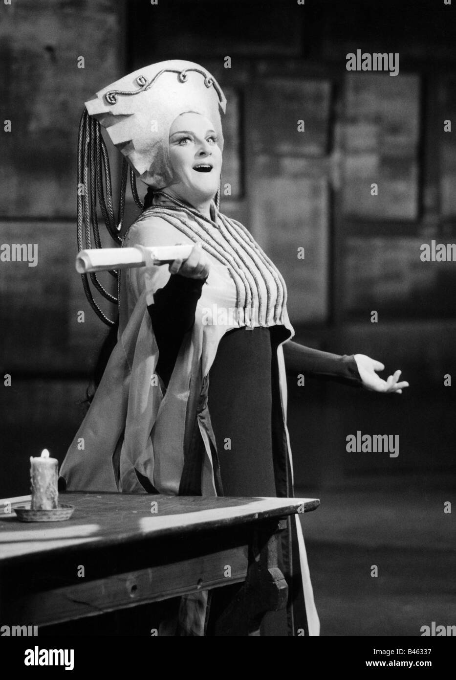 Swedish opera singer birgit nilsson Black and White Stock Photos ...