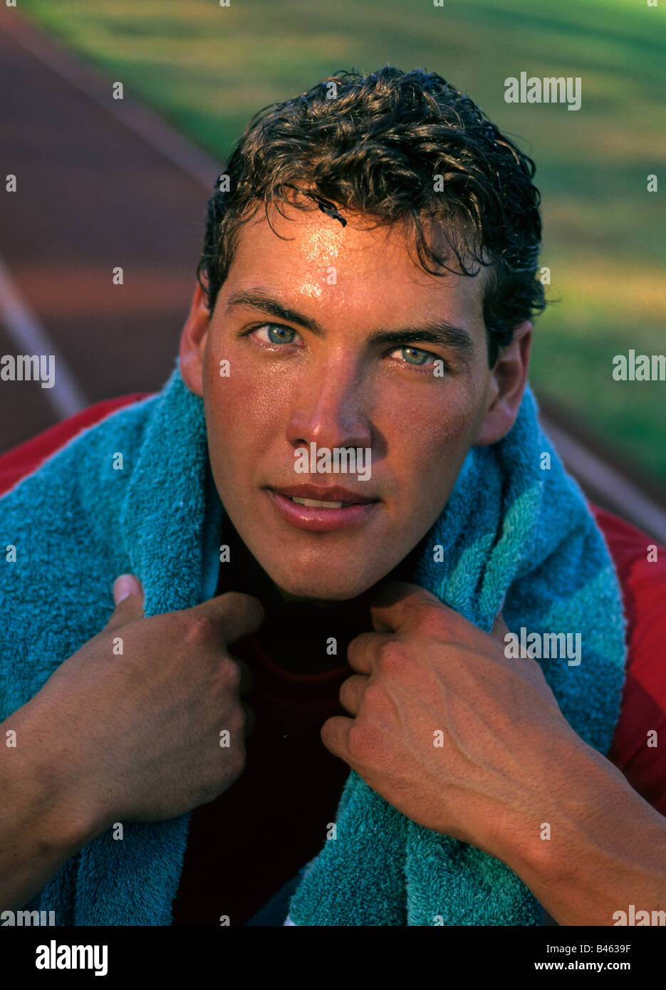 Portret of sportsman Stock Photo - Alamy