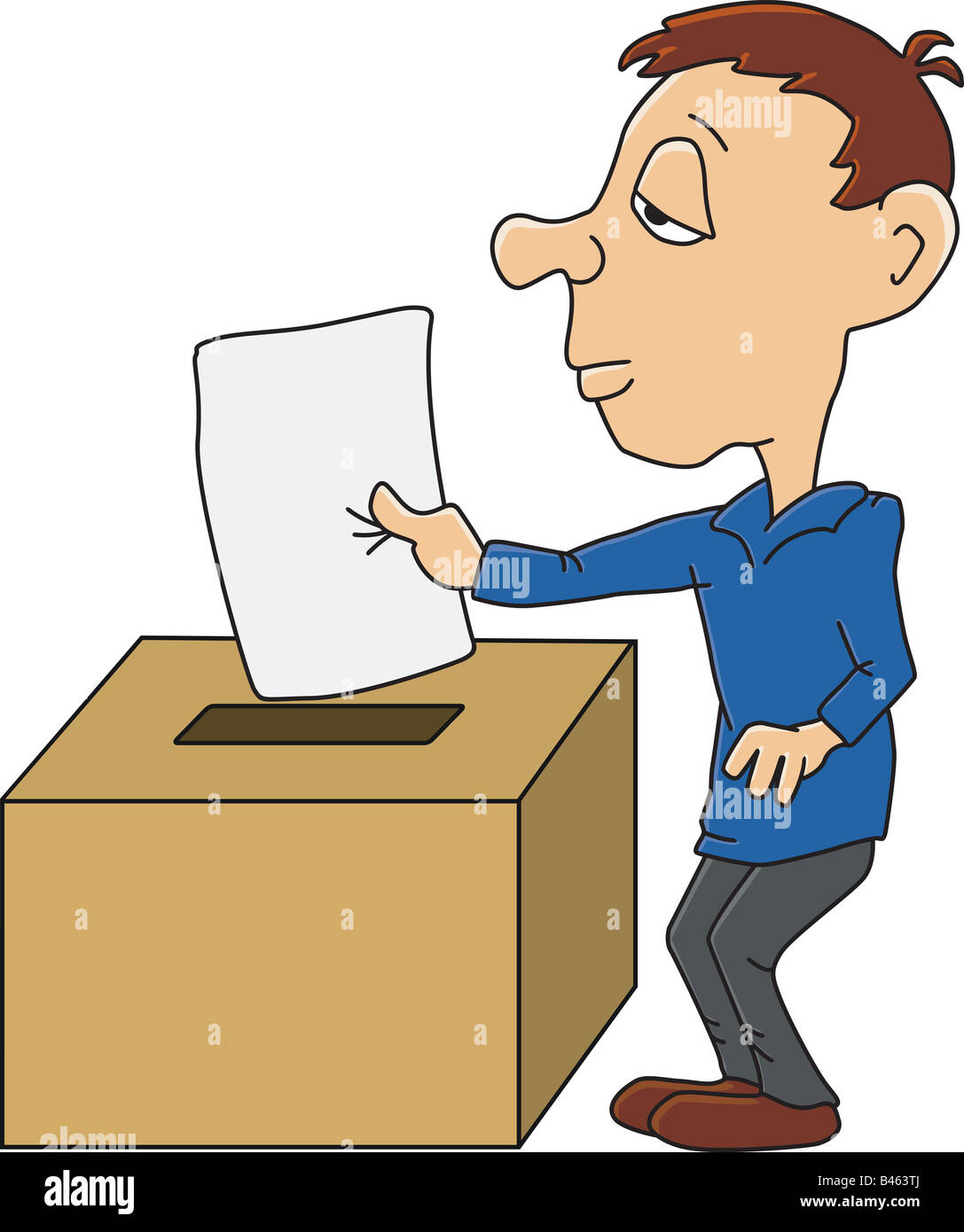 Vote democracy cartoon hi-res stock photography and images - Alamy