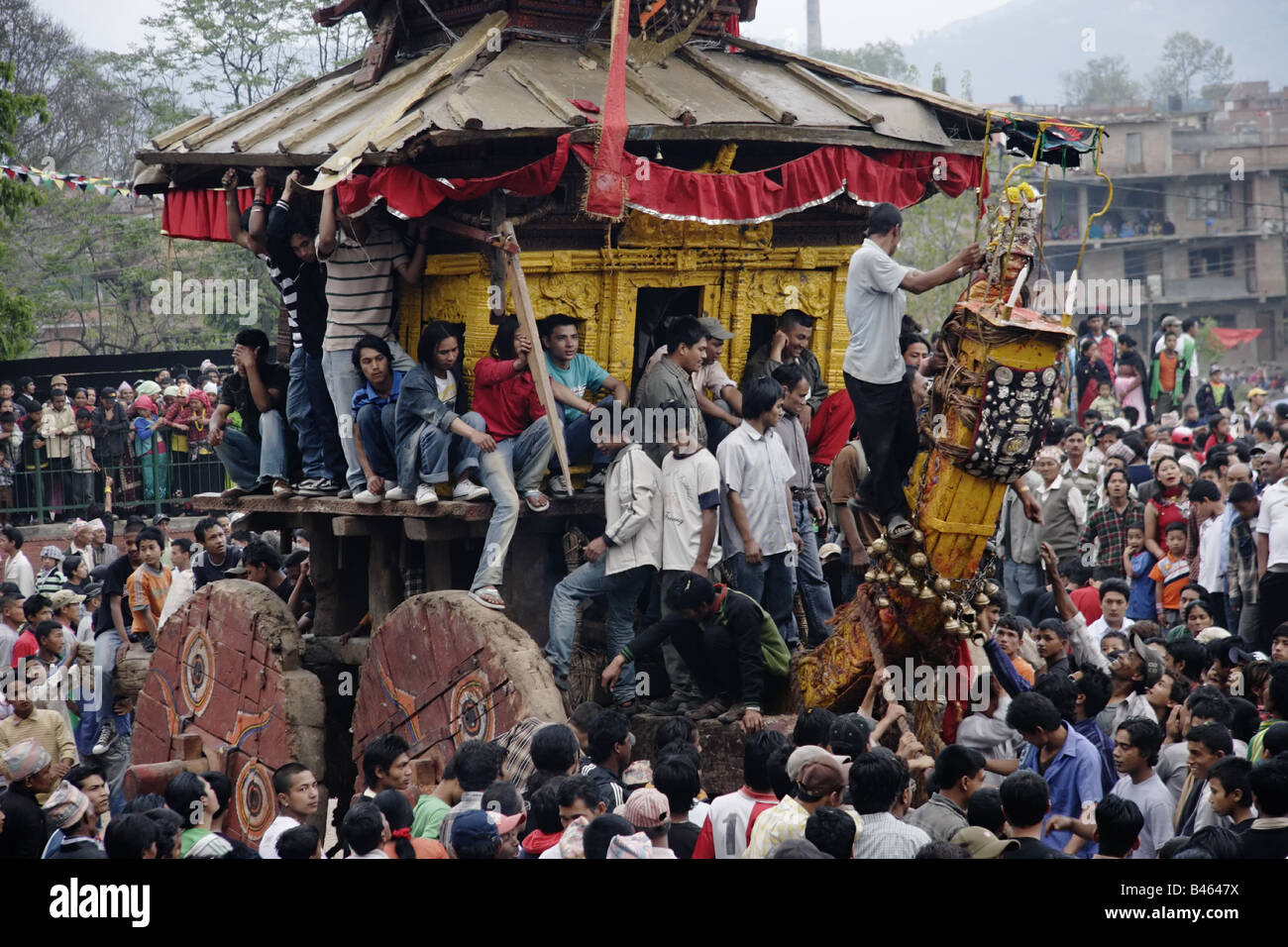 Bisket jatra hi-res stock photography and images - Alamy