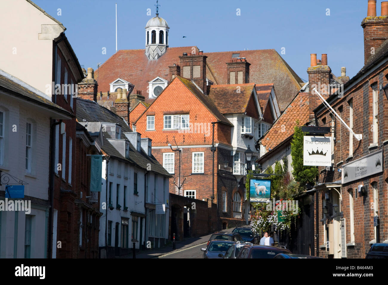Marlborough town centre wiltshire england uk gb Stock Photo - Alamy