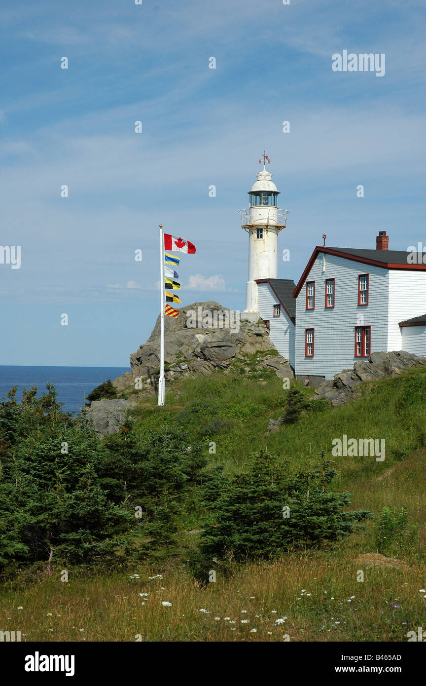 Lighthouse at Lobster Cove, Newfoundland, Canada Stock Photo - Alamy