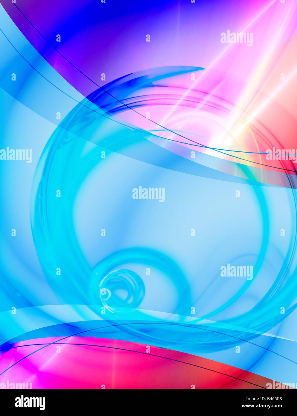 A 3D abstract layout you can use as a template for any design piece ...