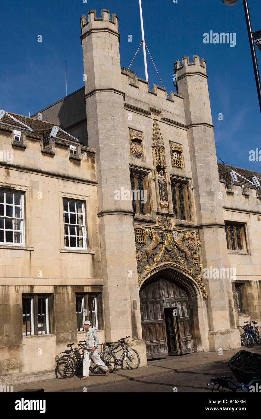 The Great Gate Christ's College Cambridge Cambs GB UK England Stock ...