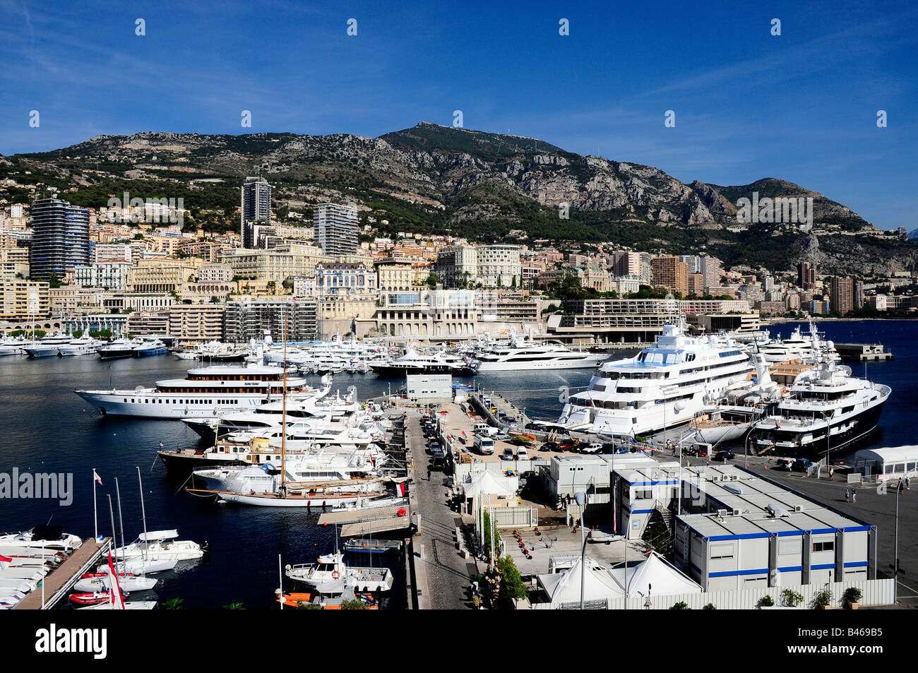 Bay of Monaco marina. Picture by Patrick Steel patricksteel Stock Photo ...