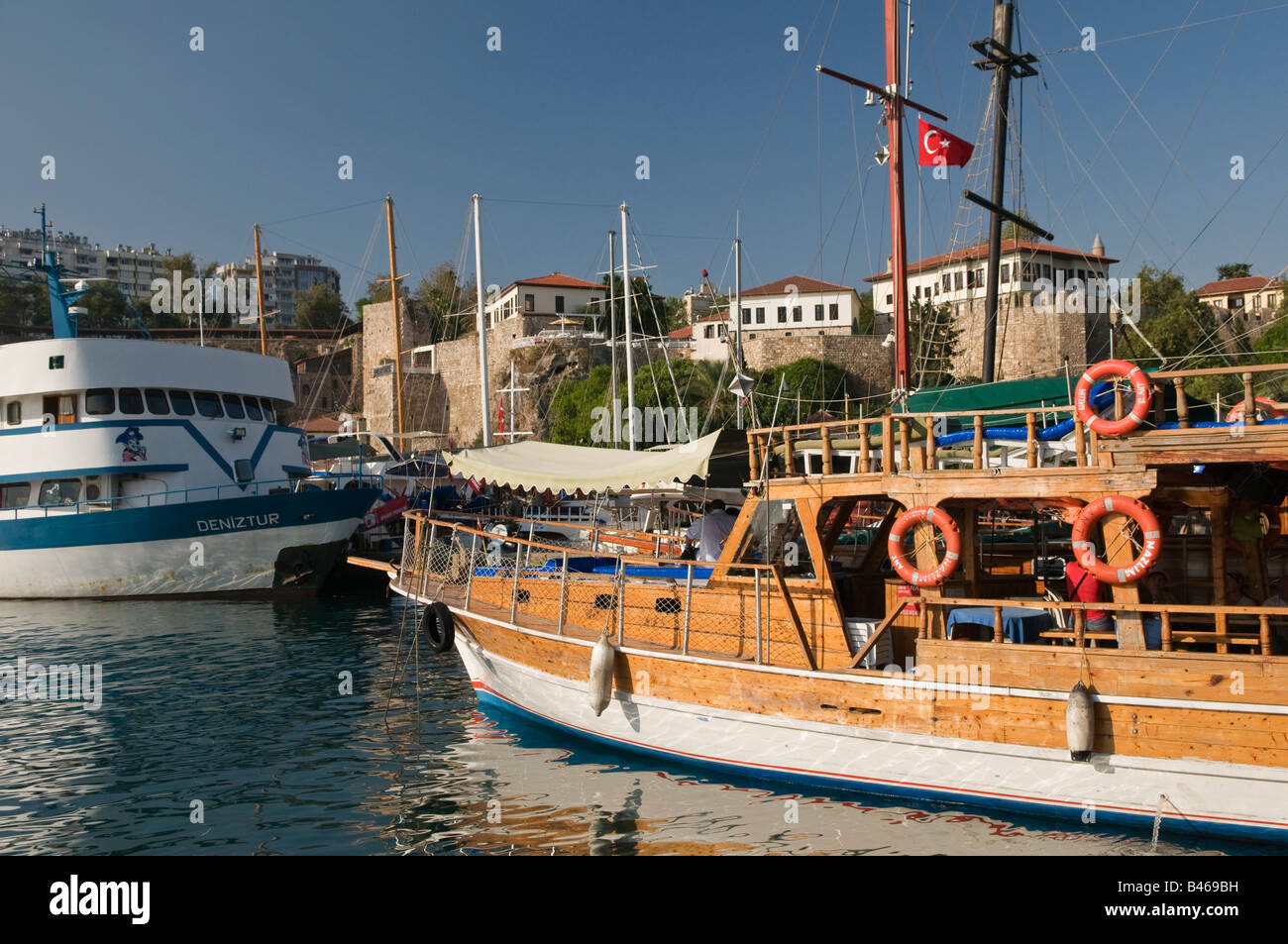 Roman Harbour Antalya Turkey Stock Photo - Alamy