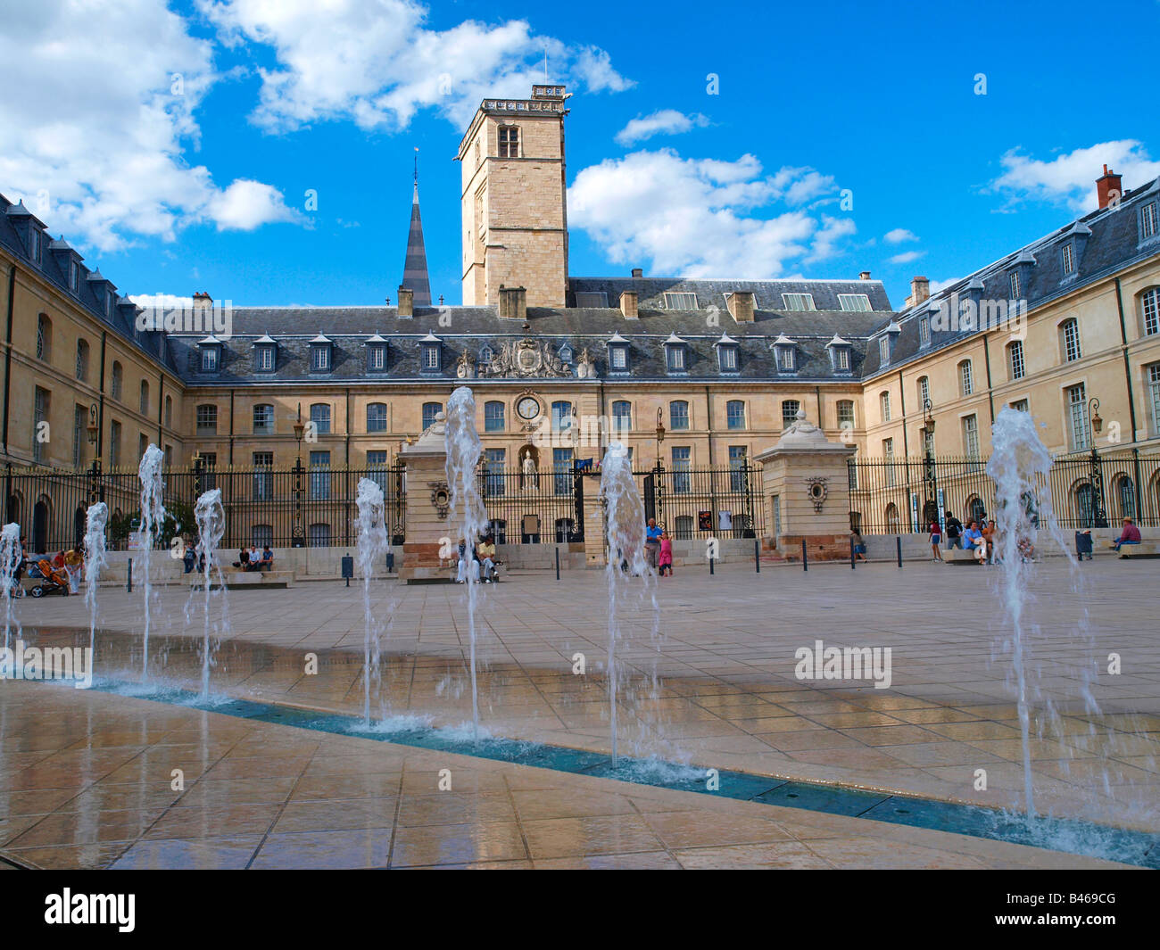 city view Dijon, France, Place de la Liberation Stock Photo - Alamy