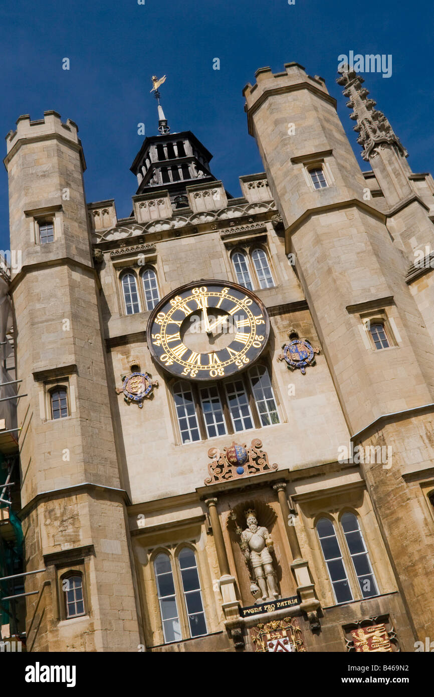 THe Clock Tower Trinity College Cambridge Cambs GB UK Stock Photo - Alamy