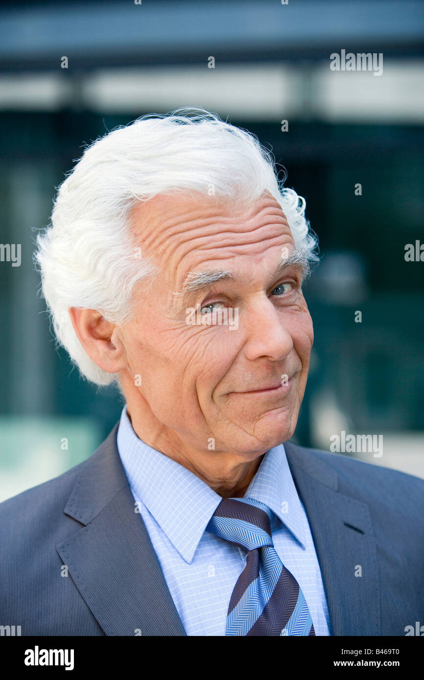 Germany, Baden Württemberg, Stuttgart, Senior businessman, portrait ...