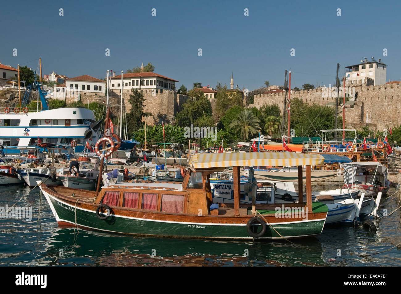 Roman Harbour Antalya Turkey Stock Photo - Alamy