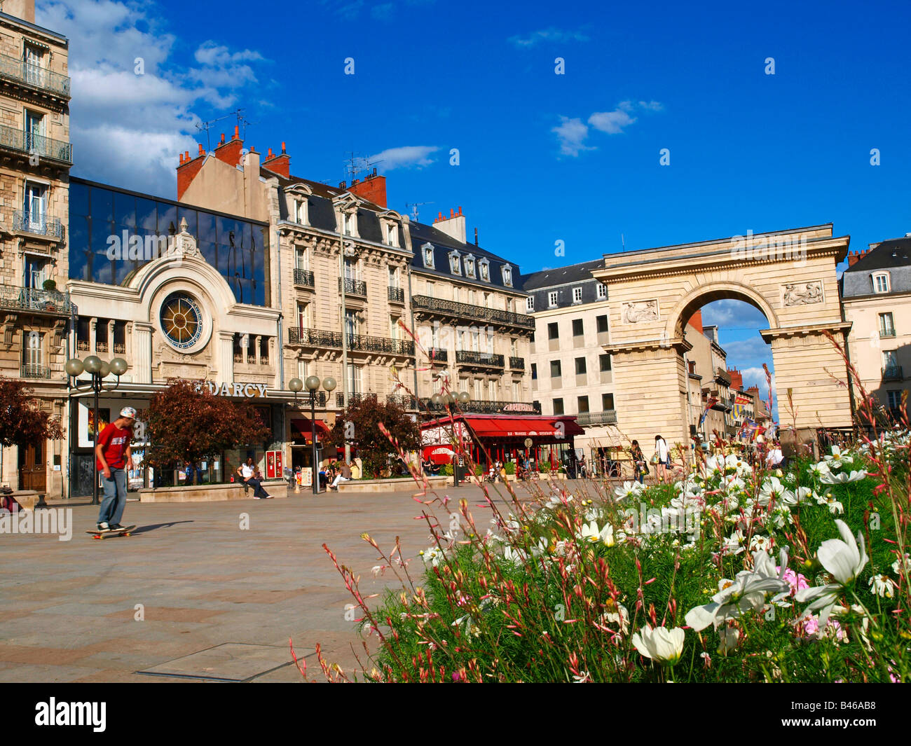 city view Dijon, France Stock Photo - Alamy