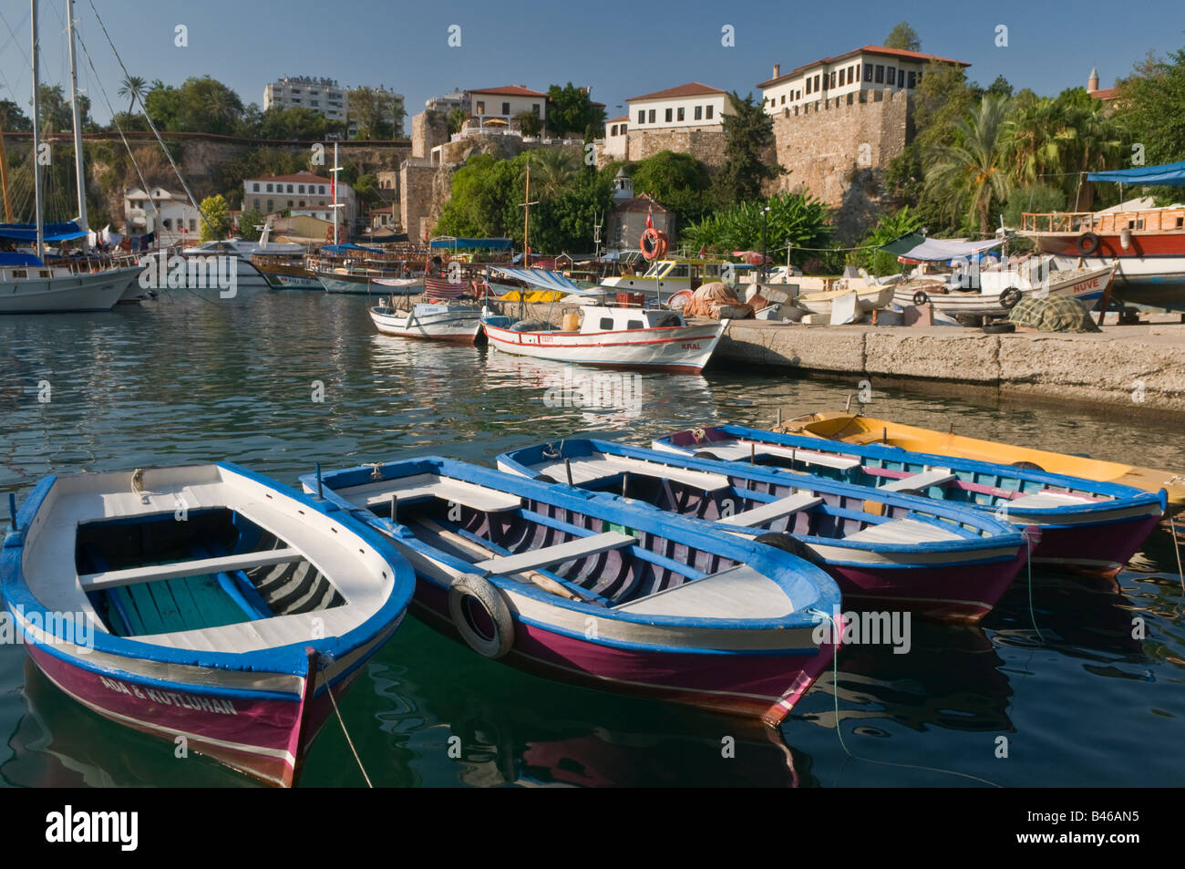 Roman Harbour Antalya Turkey Stock Photo - Alamy