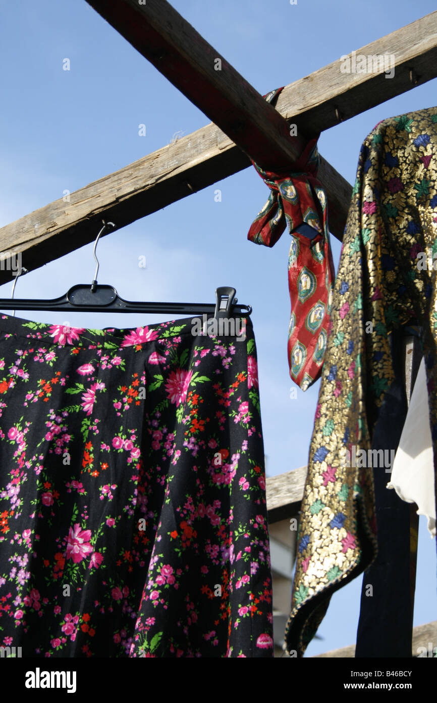 detail of market stall stand outdoors Stock Photo - Alamy