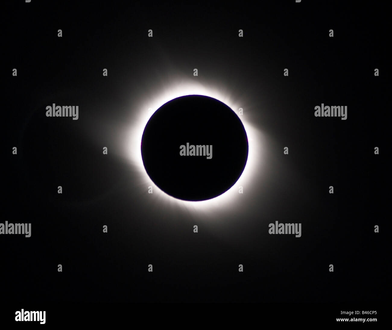 Total Solar Eclipse of 2008 from Gobi Desert, China Stock Photo - Alamy