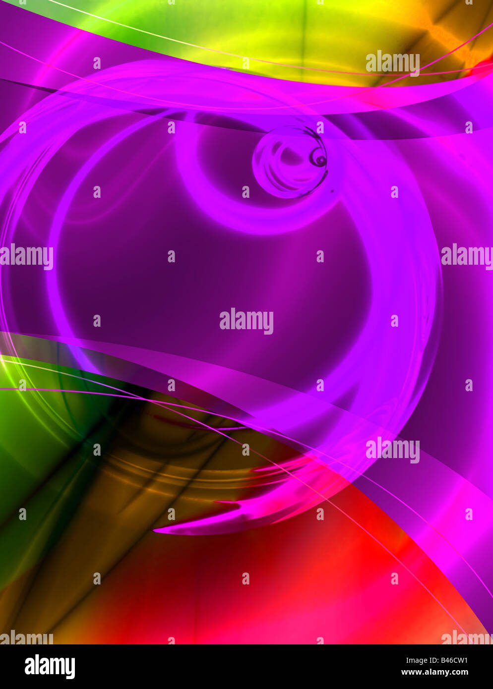 A 3D abstract layout you can use as a template for any design piece ...