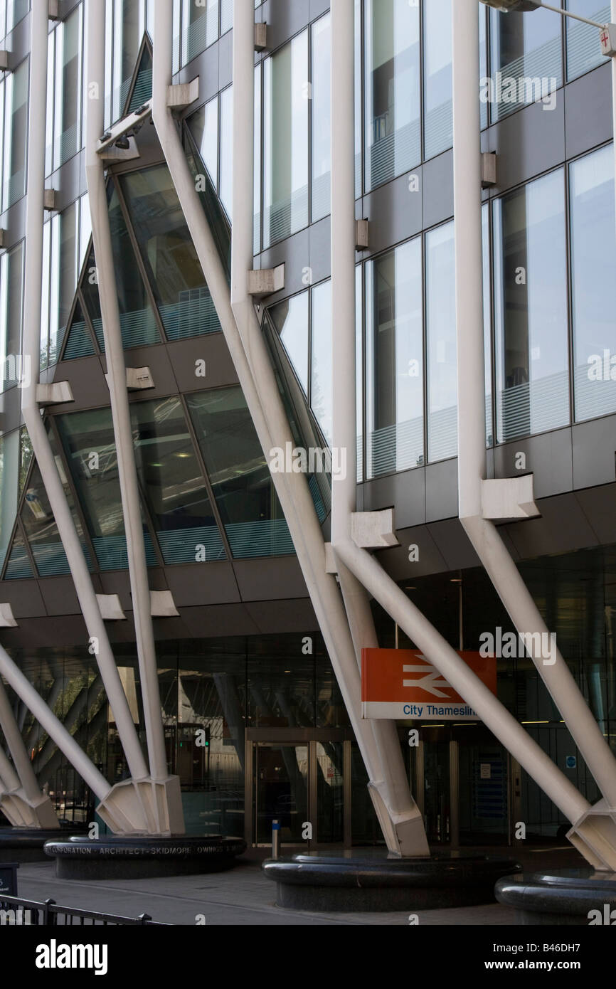 Fleet Place house thameslink city of london england uk gb Stock Photo ...