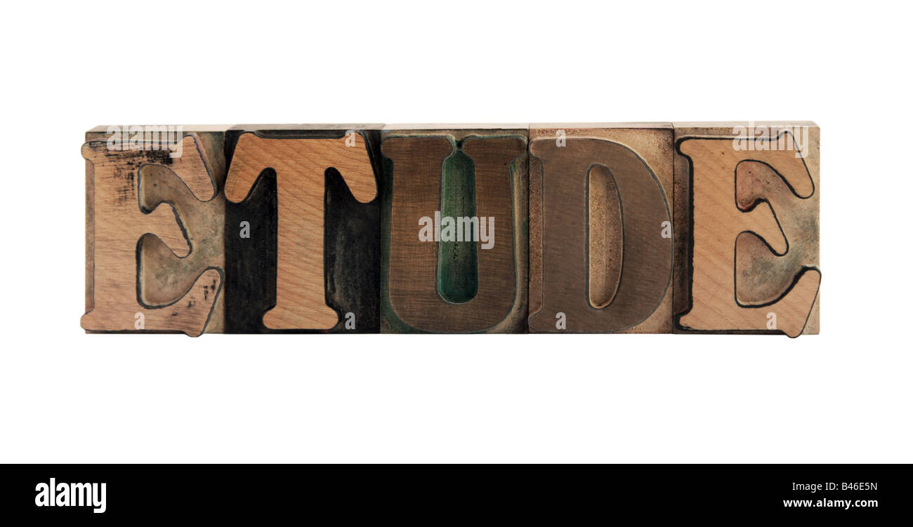 Etude Cut Out Stock Images & Pictures - Alamy