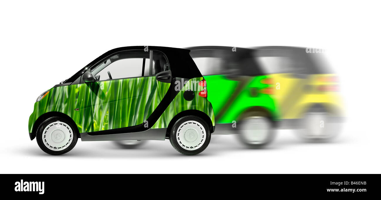 Smart car side view Cut Out Stock Images & Pictures - Alamy