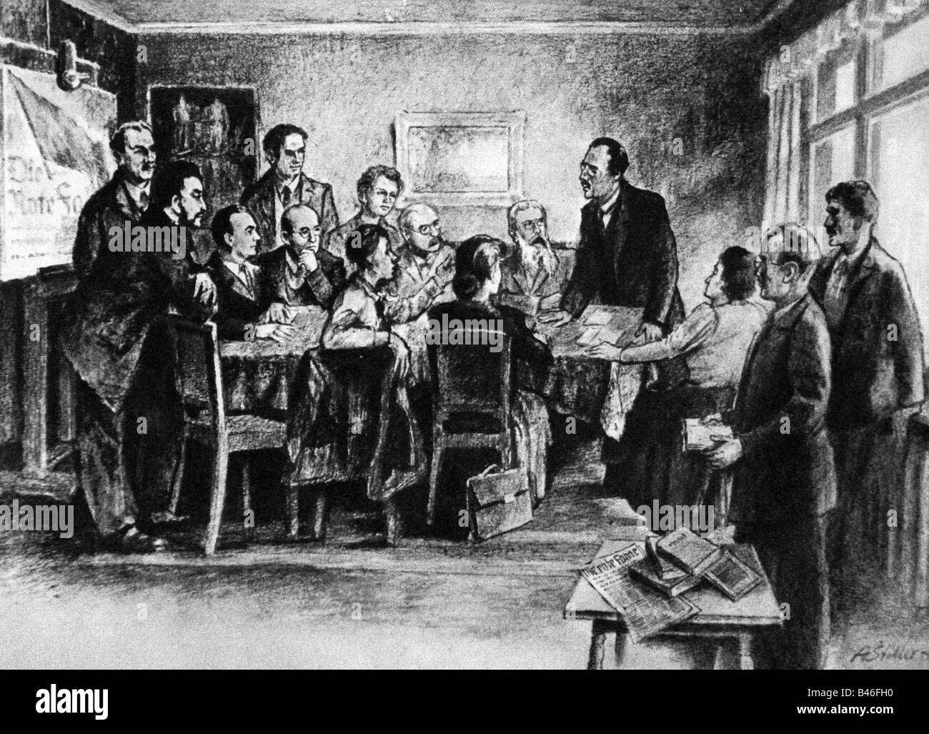 geography / travel, Germany, politics, parties, Communist Party of ...