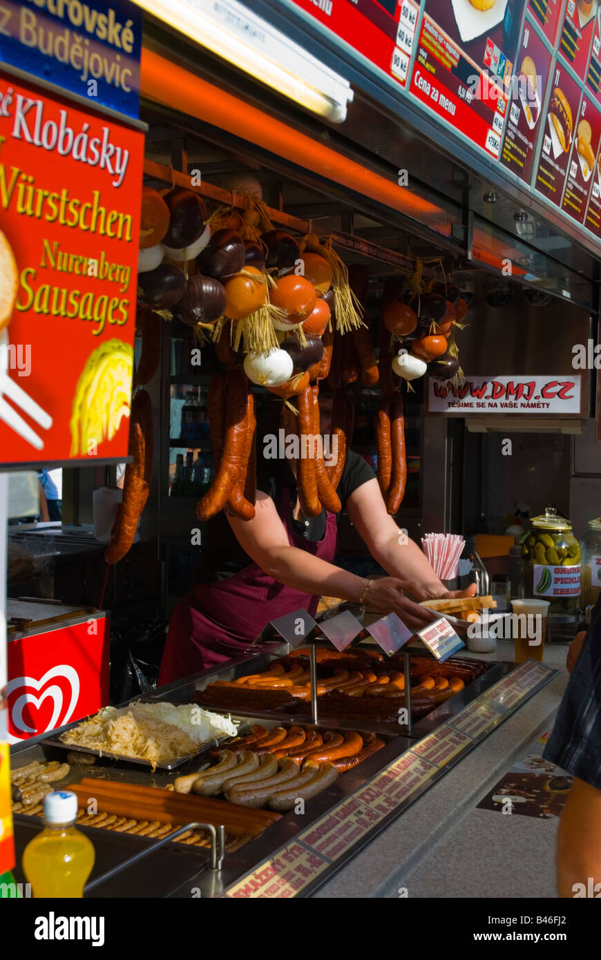Hot dog stand sausage stand hi-res stock photography and images - Alamy