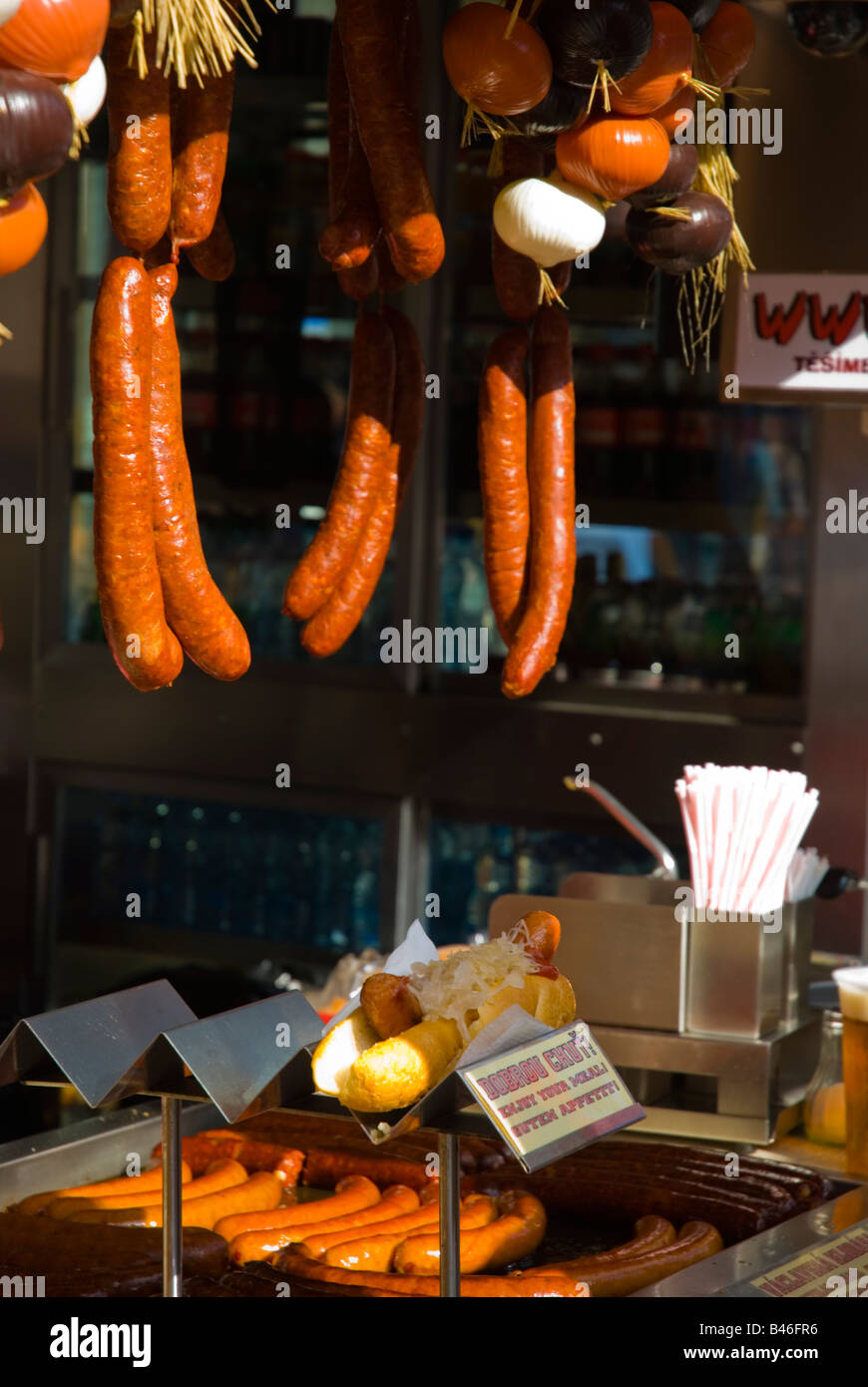 Wurst stand hi-res stock photography and images - Alamy