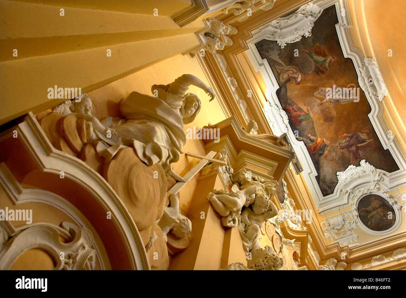 Church ceiling, Italy Stock Photo - Alamy
