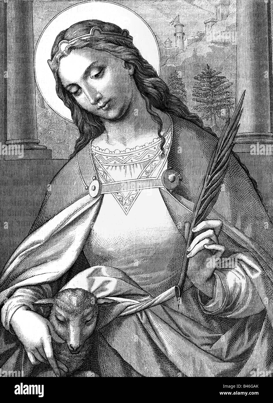 Saint agnes of rome hi-res stock photography and images - Alamy