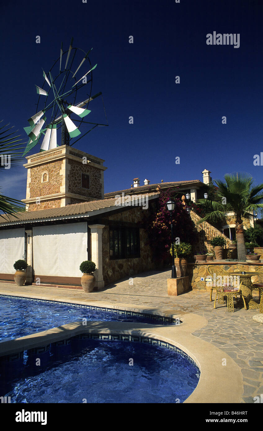 Country hotel Majorca island Balearic Island Spain Stock Photo - Alamy