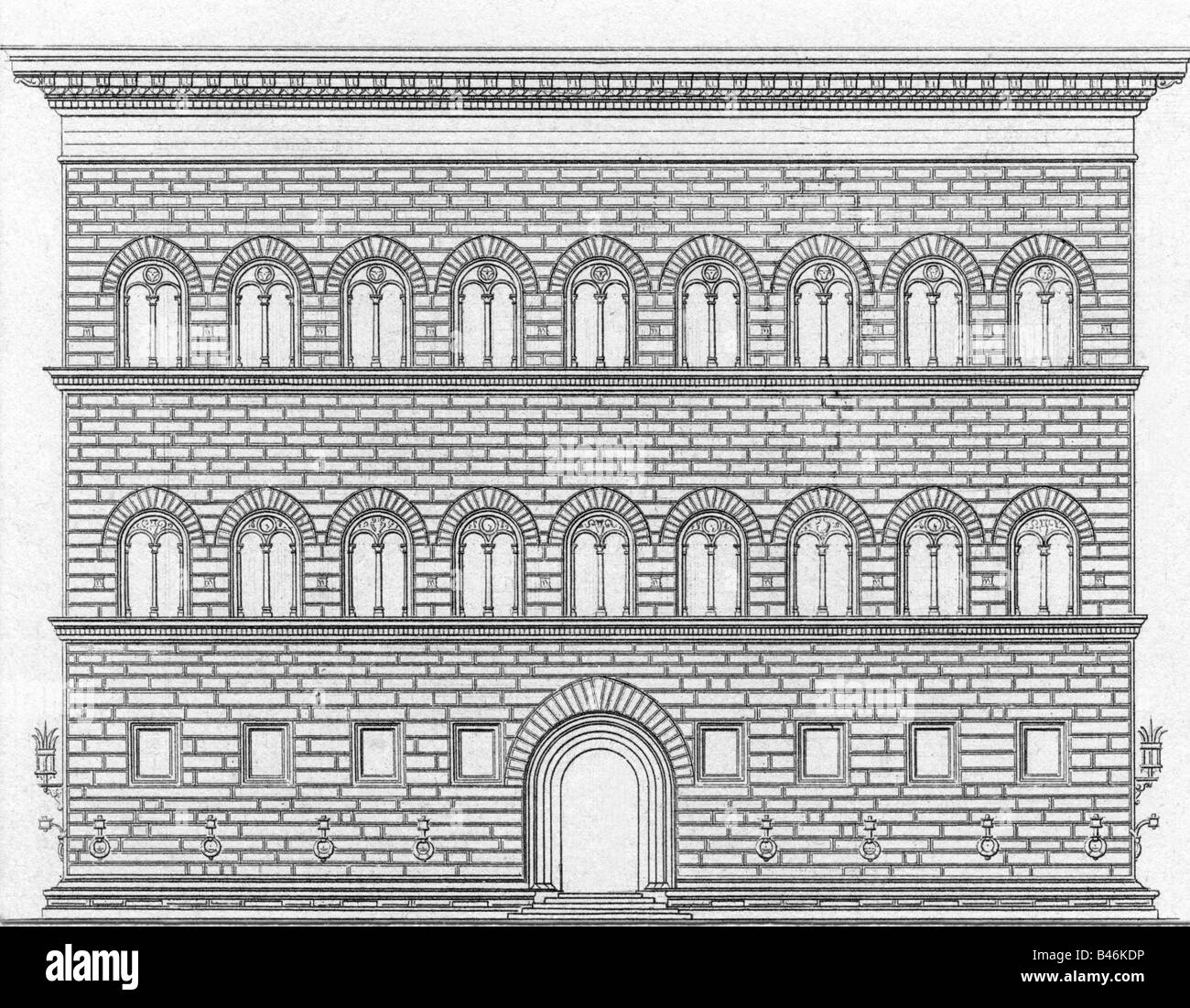 Italy Florence Engraving 19th Century Stock Photos & Italy Florence ...