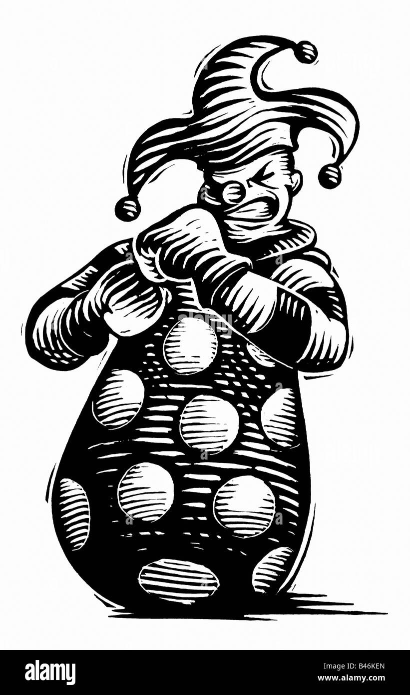 Toy punch clown hi-res stock photography and images - Alamy
