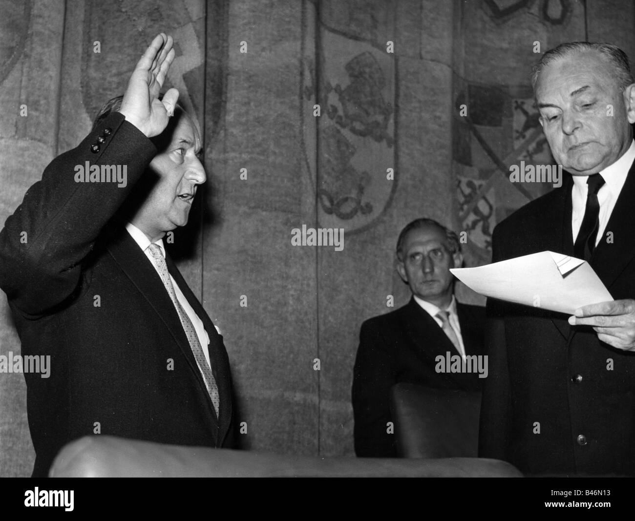Seidel, Hanns, 12.10.1901 - 5.8.1961, German politician (CSU), Prime ...