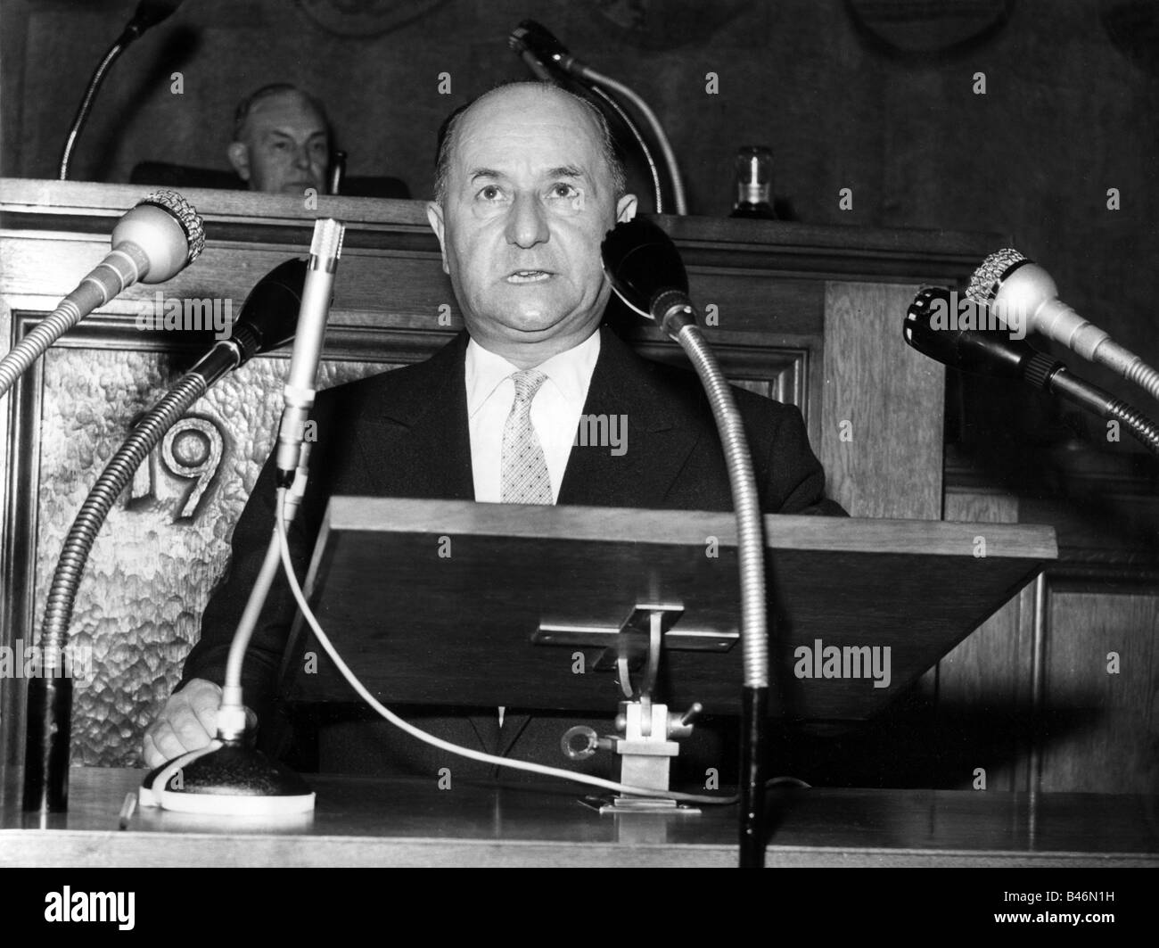Seidel, Hanns, 12.10.1901 - 5.8.1961, German politician (CSU), Prime ...