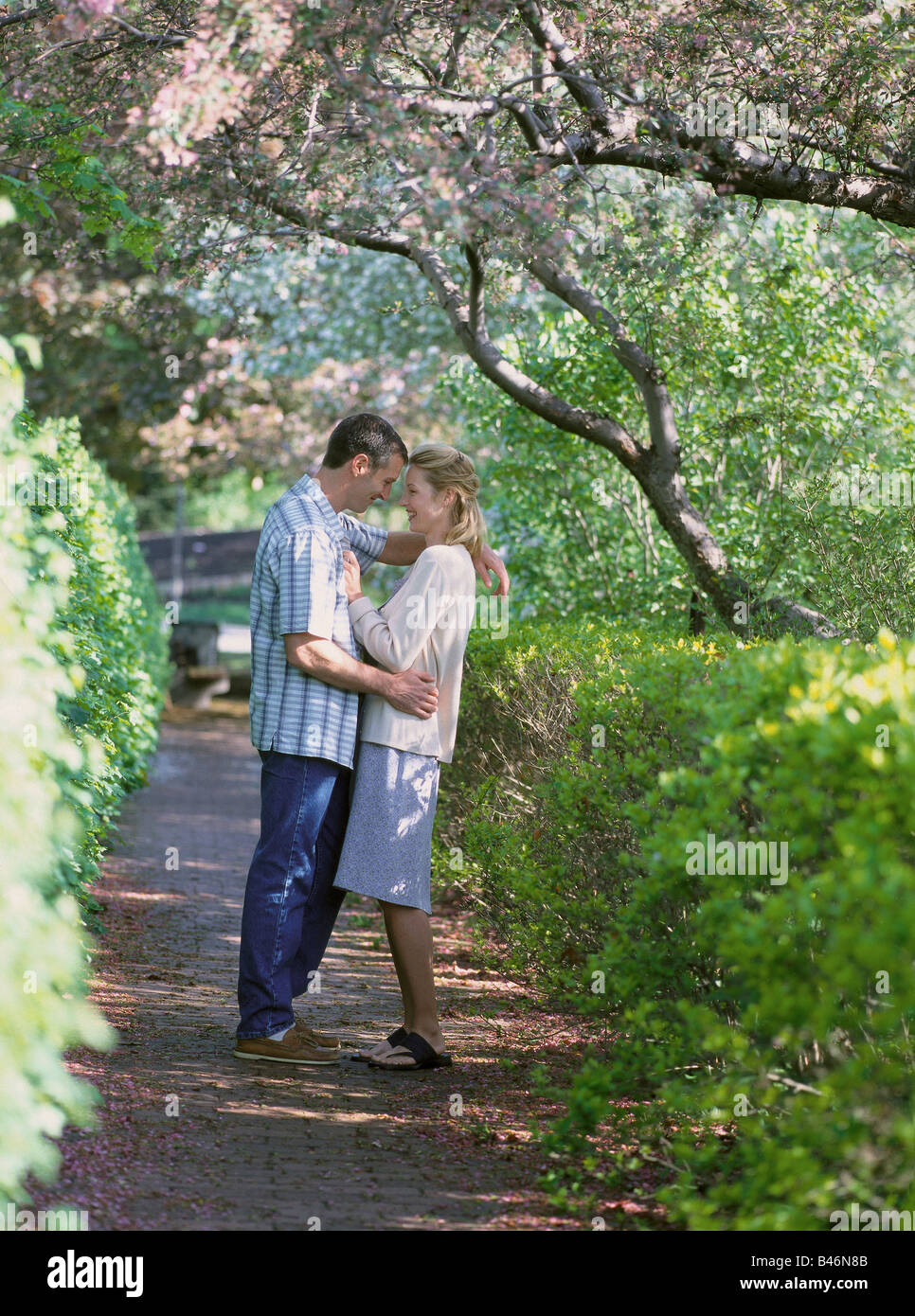 Portrait of Couple Outdoors Stock Photo - Alamy