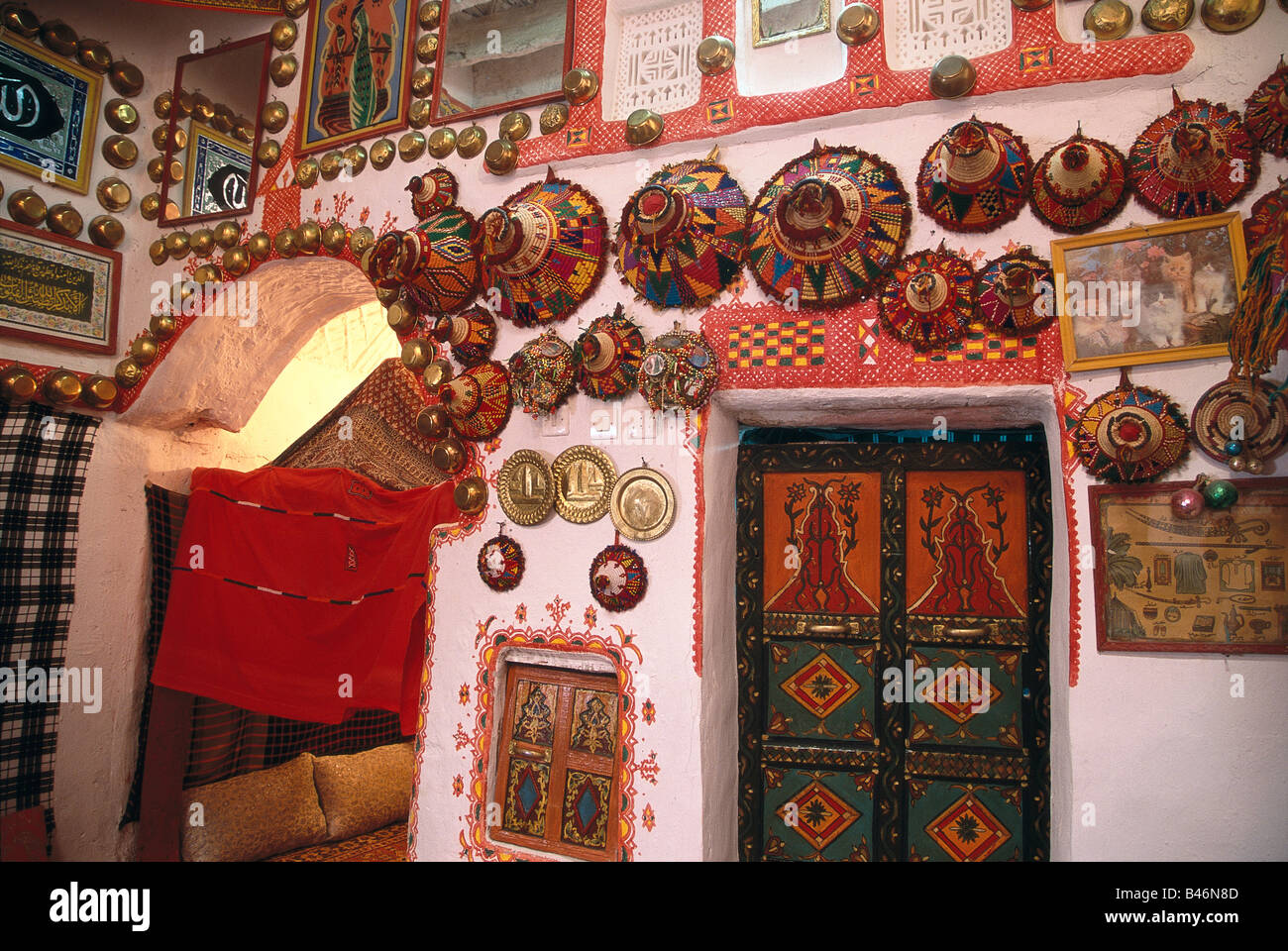 The interior of a Berber house in Ghadamis, Libya Stock Photo - Alamy