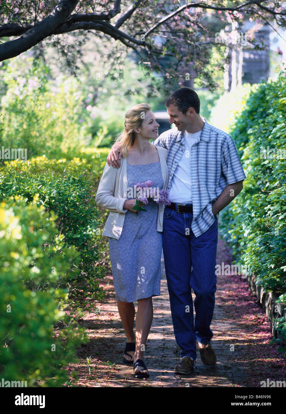 Portrait of Couple Outdoors Stock Photo - Alamy