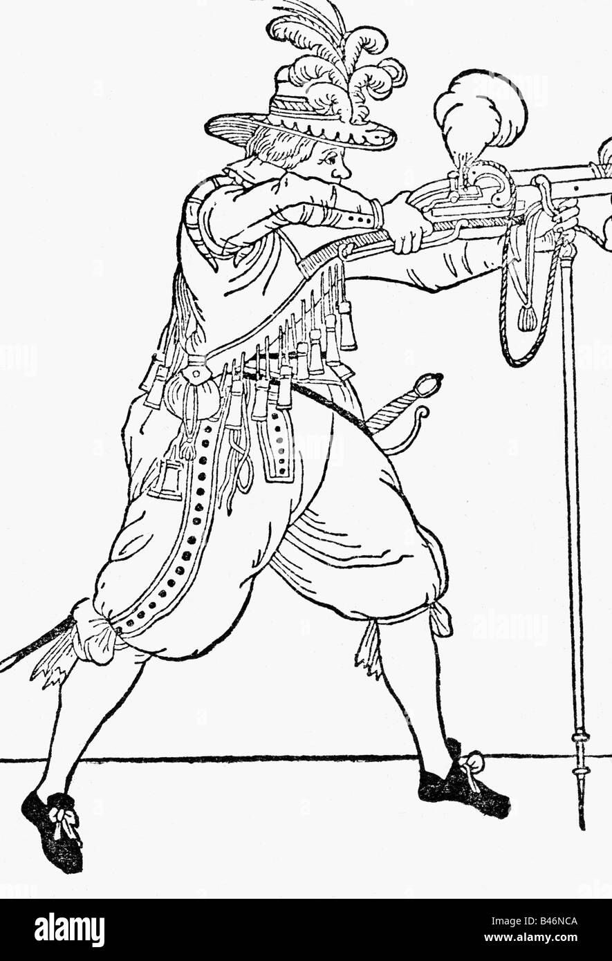 Musket firing hi-res stock photography and images - Alamy