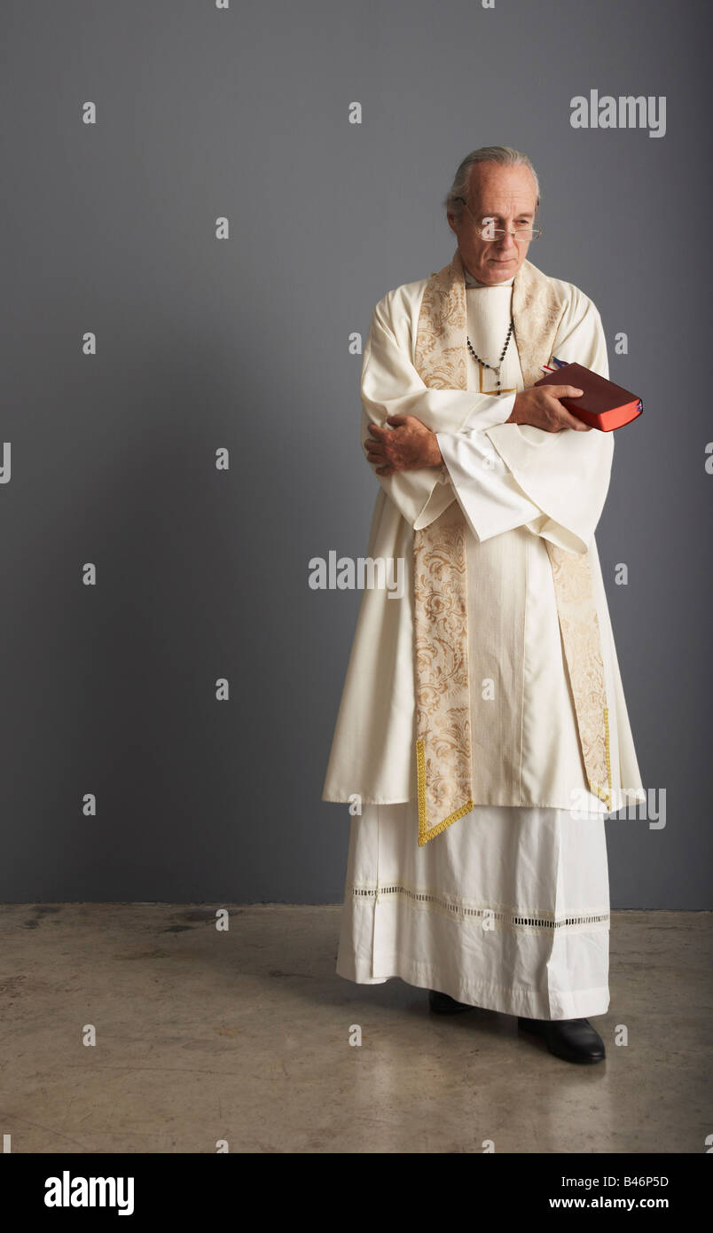 Sad Priest High Resolution Stock Photography and Images - Alamy