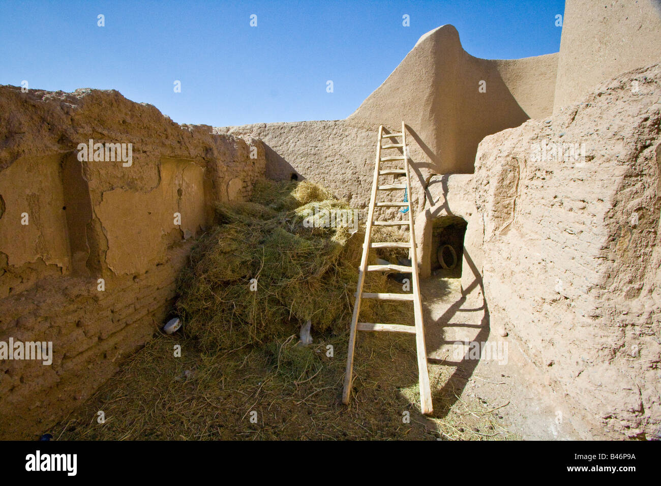 Stables at Zein o Din Caravanserai near Yazd Iran Stock Photo - Alamy