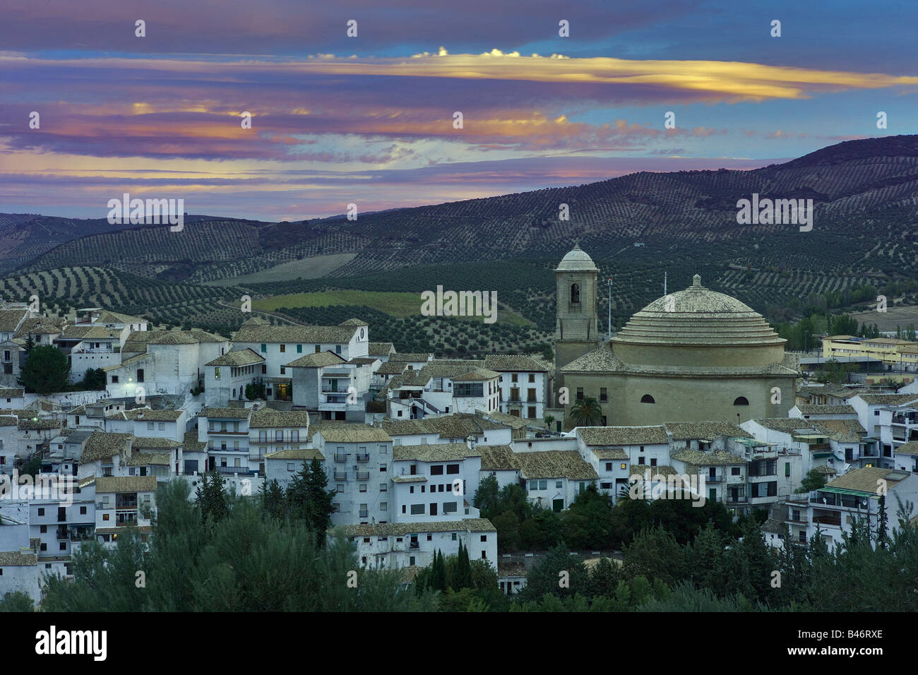 Overview of Town, Montefrio, Andalucia, Spain Stock Photo - Alamy