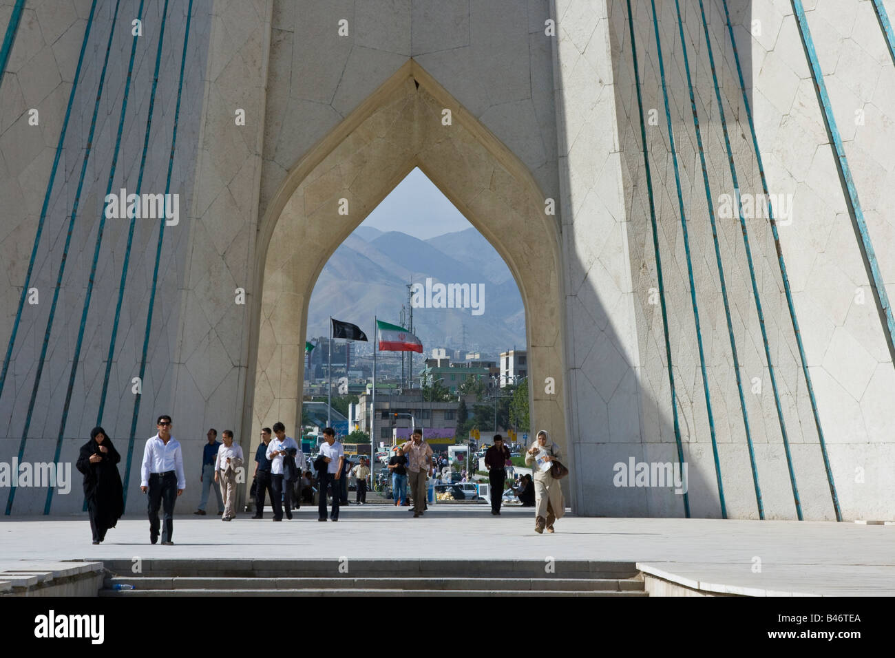Azadi or Freedom Monument in Tehran Iran Stock Photo - Alamy