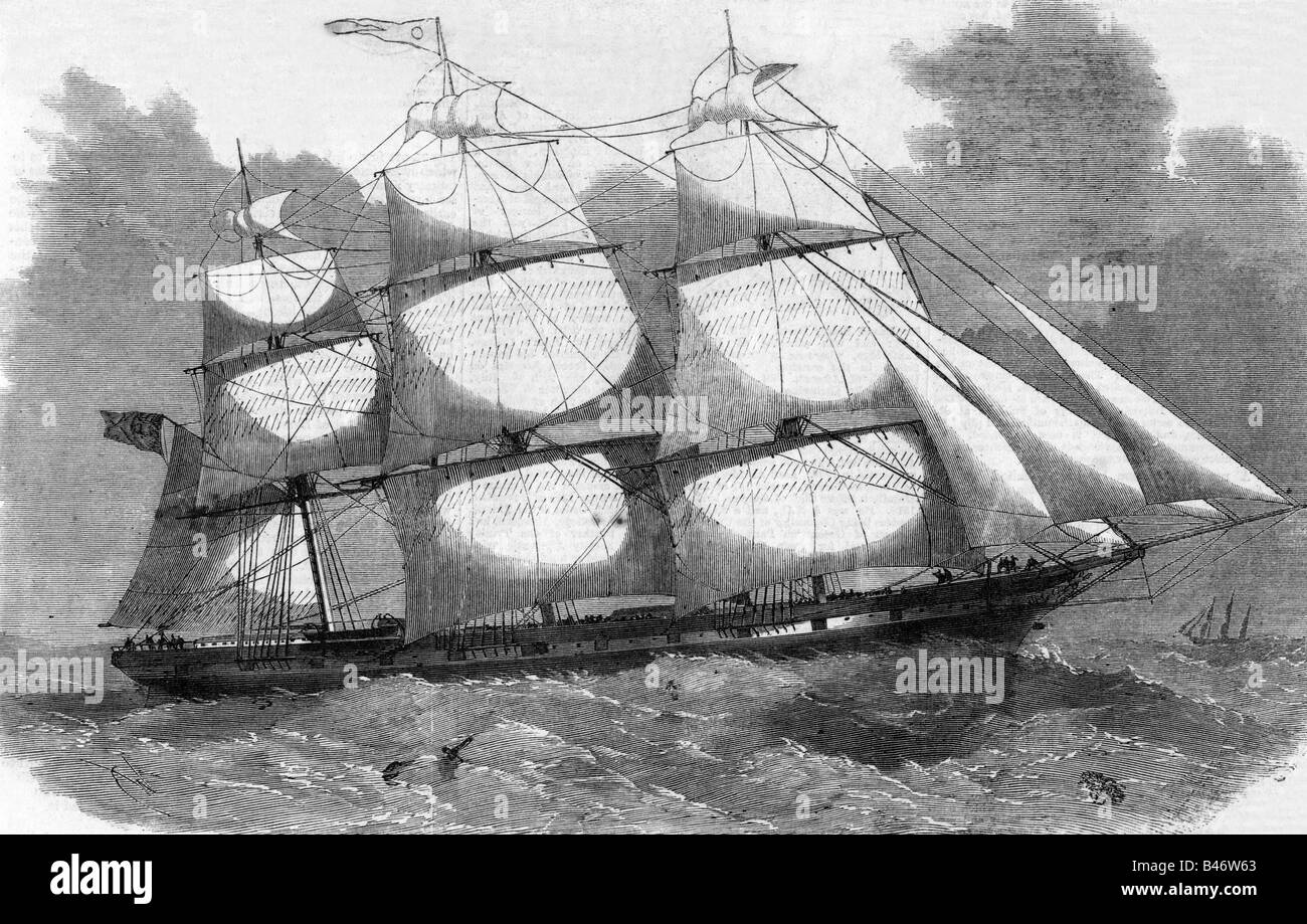 Clipper ships hi-res stock photography and images - Alamy