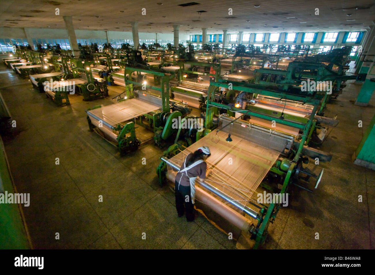 Shatuo Silk Factory in Hotan Xinjiang Province China Stock Photo - Alamy