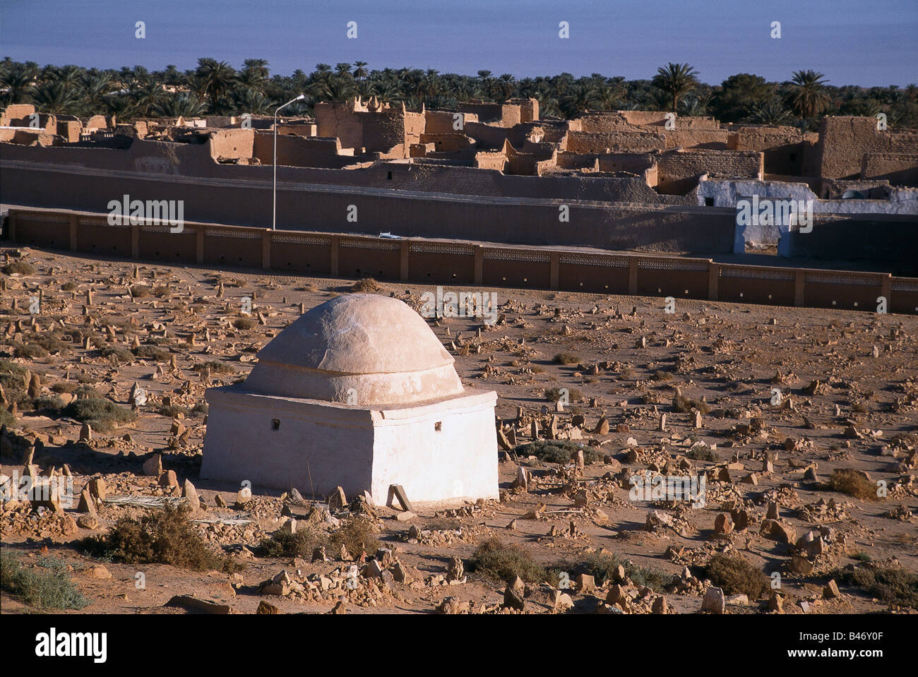 An old Islamic cemetery in Ghadamis a Berber city of 10 000 inhabitants ...
