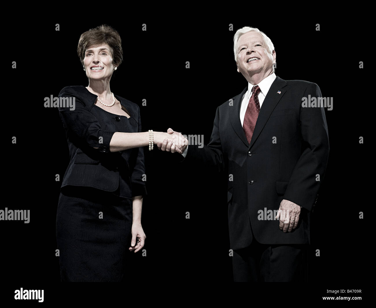 Politician shaking hands hi-res stock photography and images - Alamy