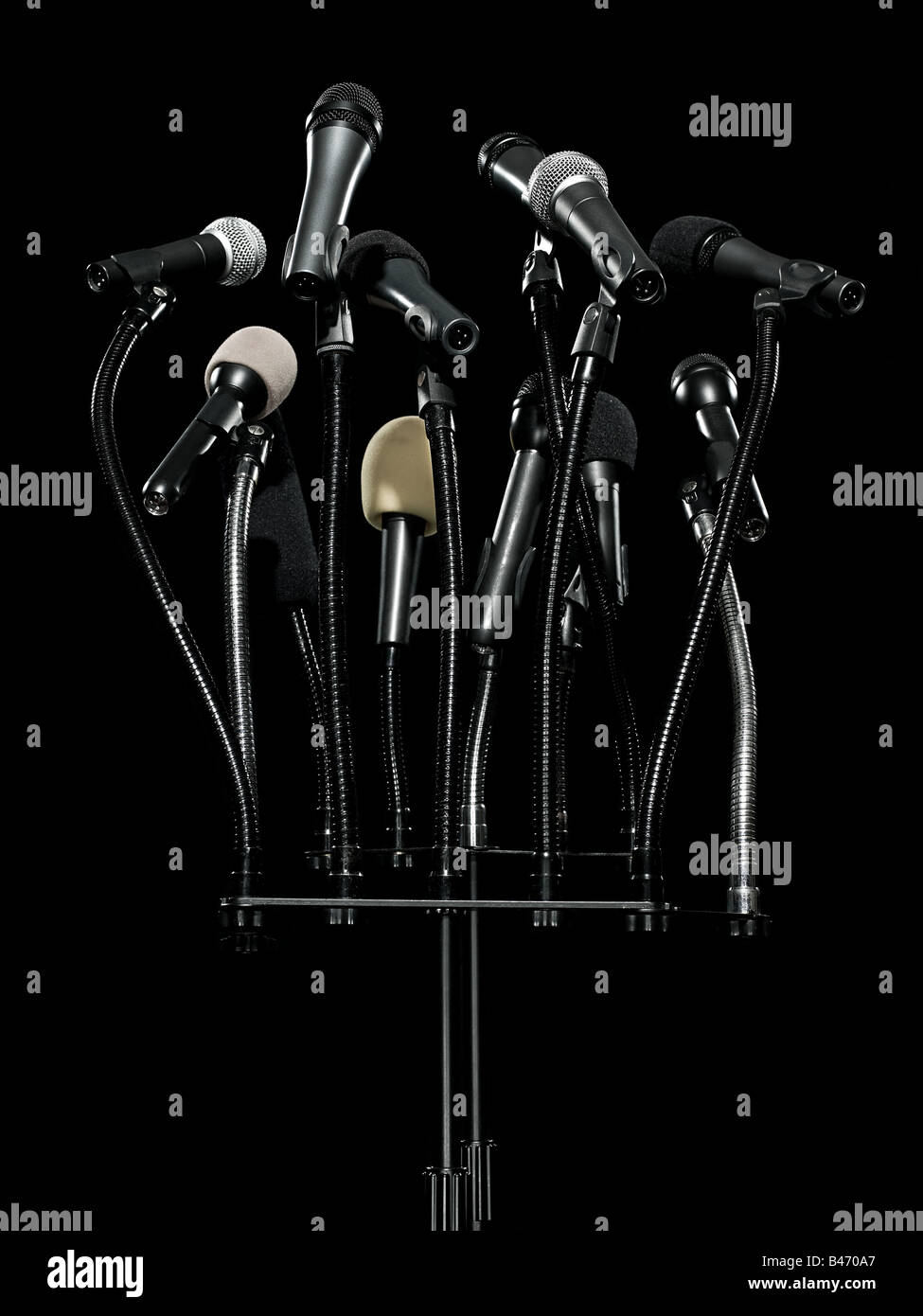 Microphones group hi-res stock photography and images - Alamy