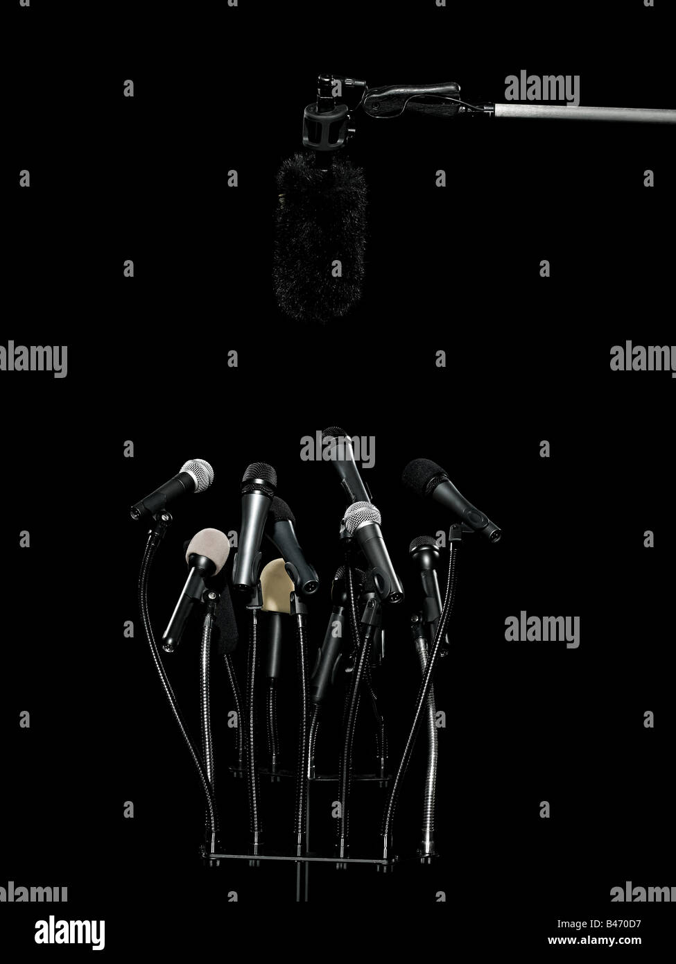 Microphones group hi-res stock photography and images - Alamy