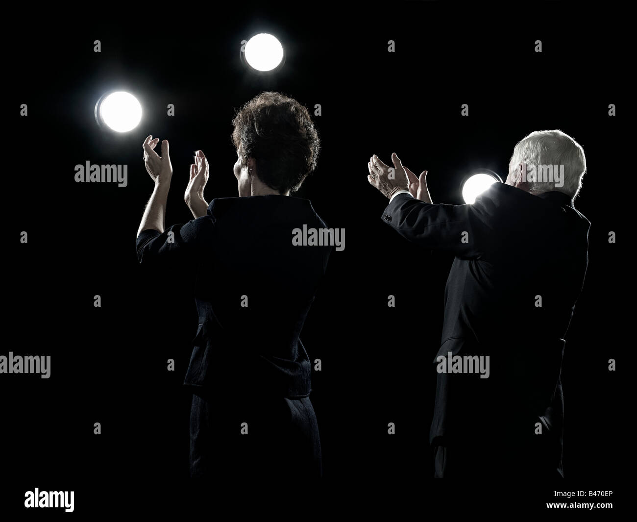 Lady clapping hi-res stock photography and images - Alamy